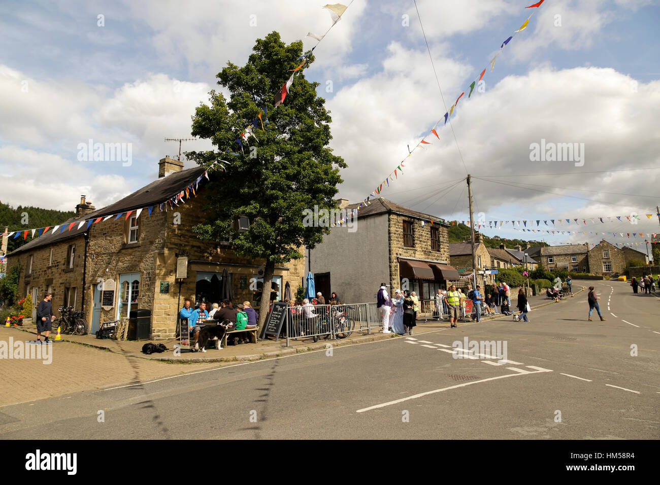 Village of Eyam Derbyshire England Stock Photo - Alamy
