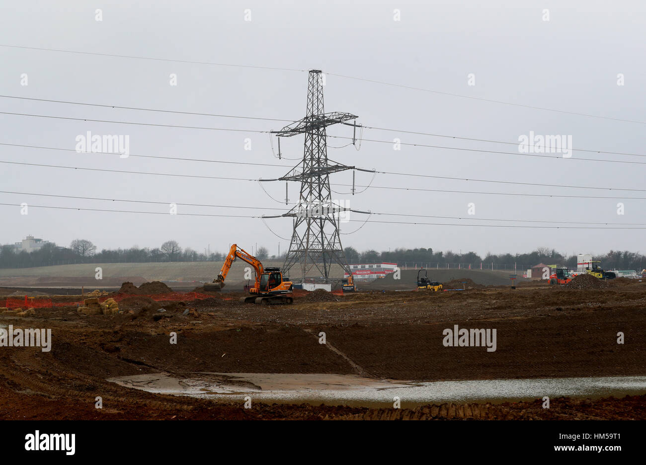 Ebbsfleet valley kent uk ebbsfleet hi-res stock photography and images ...