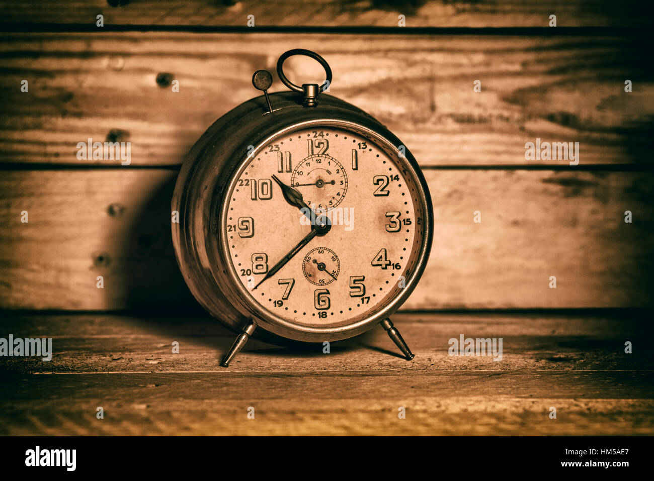old alarm clock Stock Photo - Alamy