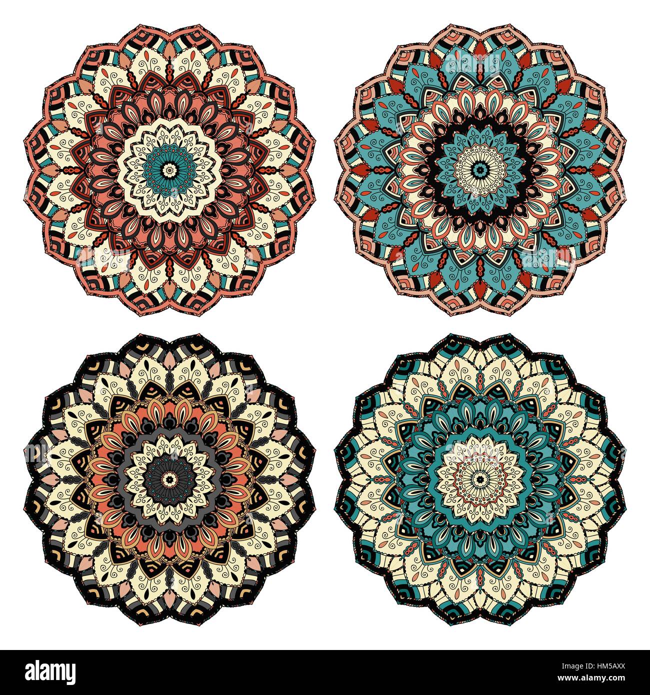 Mandalas Cut Out Stock Images & Pictures - Alamy