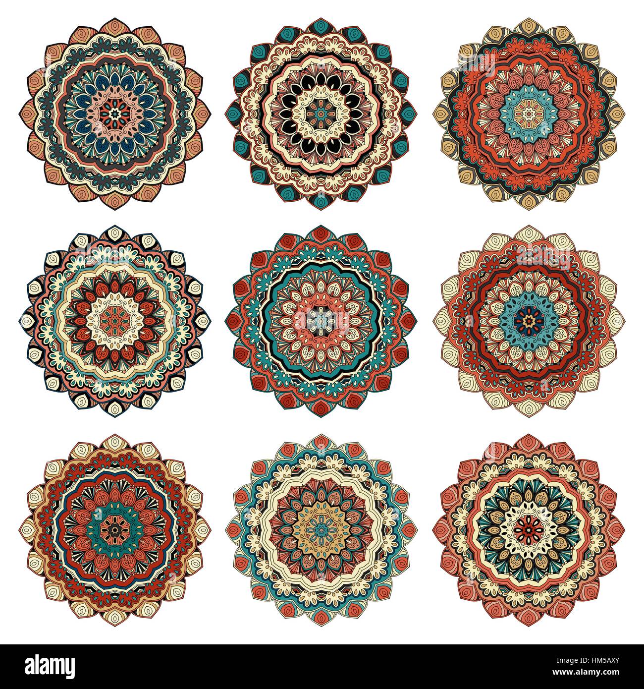 Mandala design element vector 2 Stock Vector Image & Art - Alamy