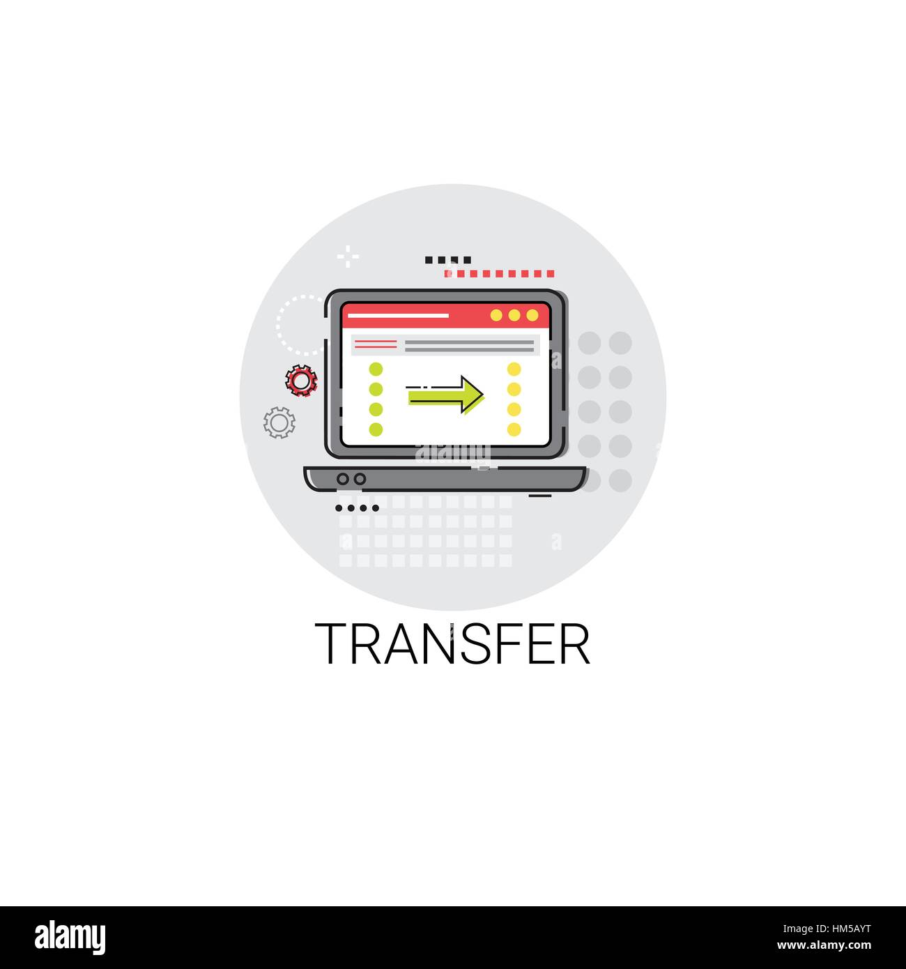 Transfer Mobile Payment Banking Credit Card Icon Stock Vector Image ...