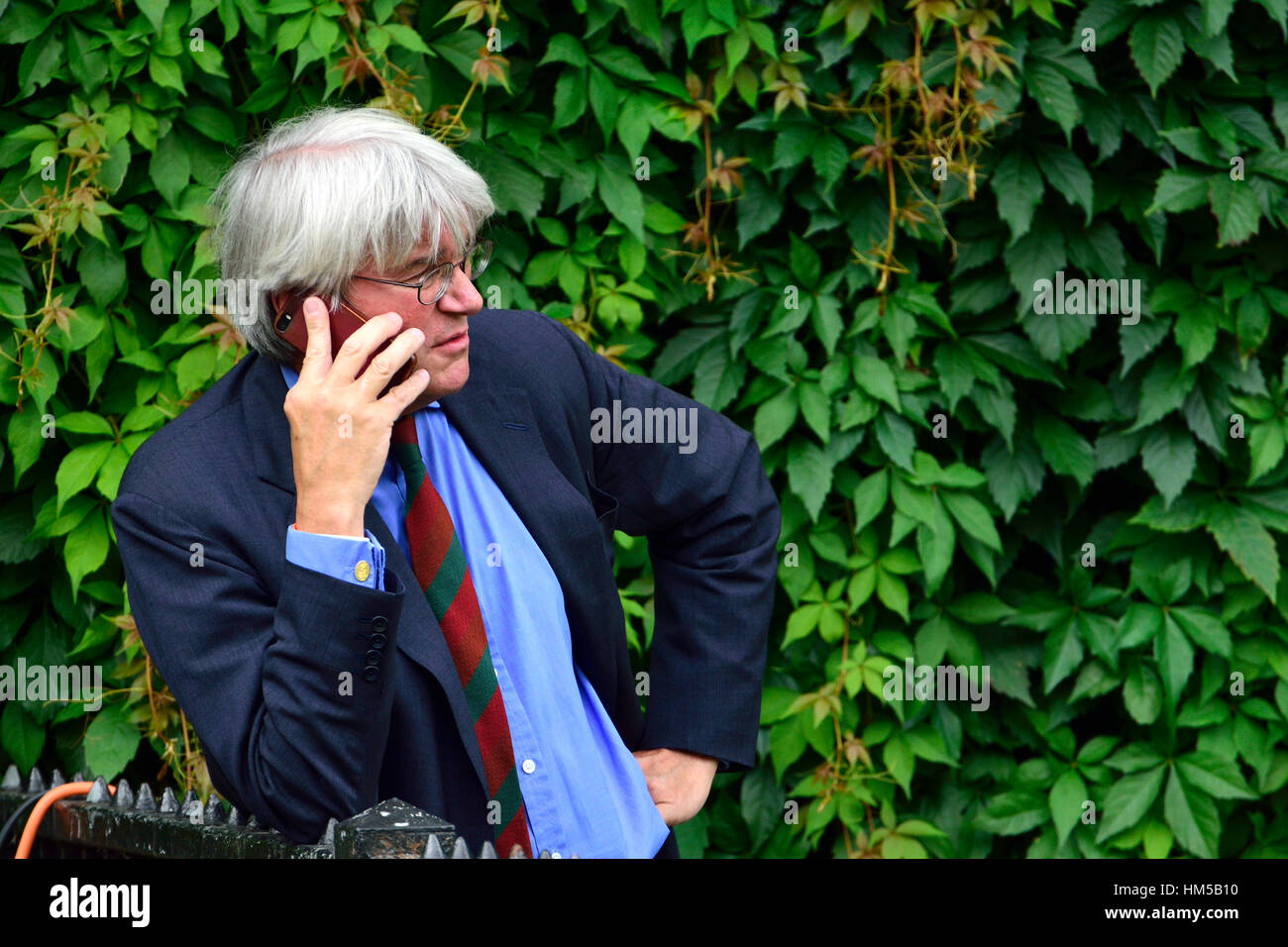 Andrew Mitchell MP (Conservative: Sutton Coldfield) on College Green ...
