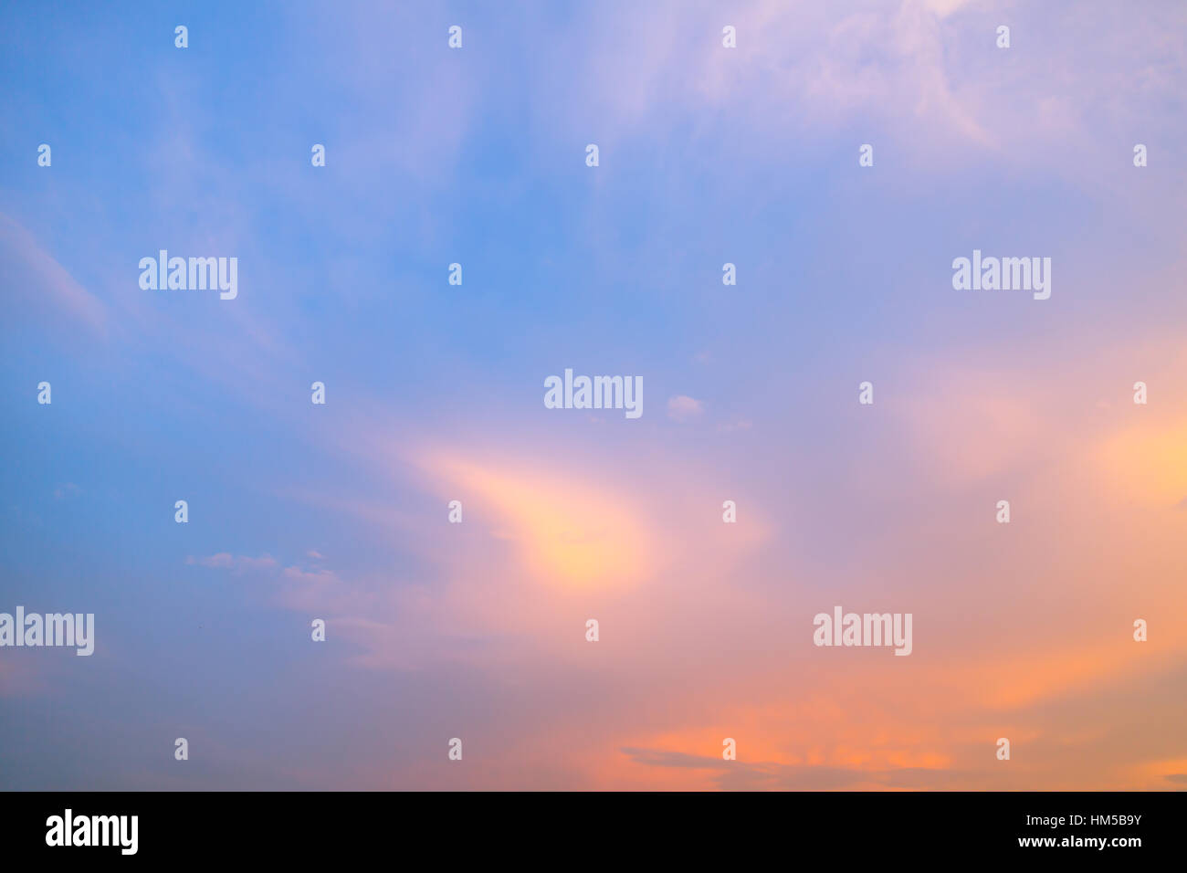 Sunset Sky ( Filtered image processed vintage effect Stock Photo - Alamy