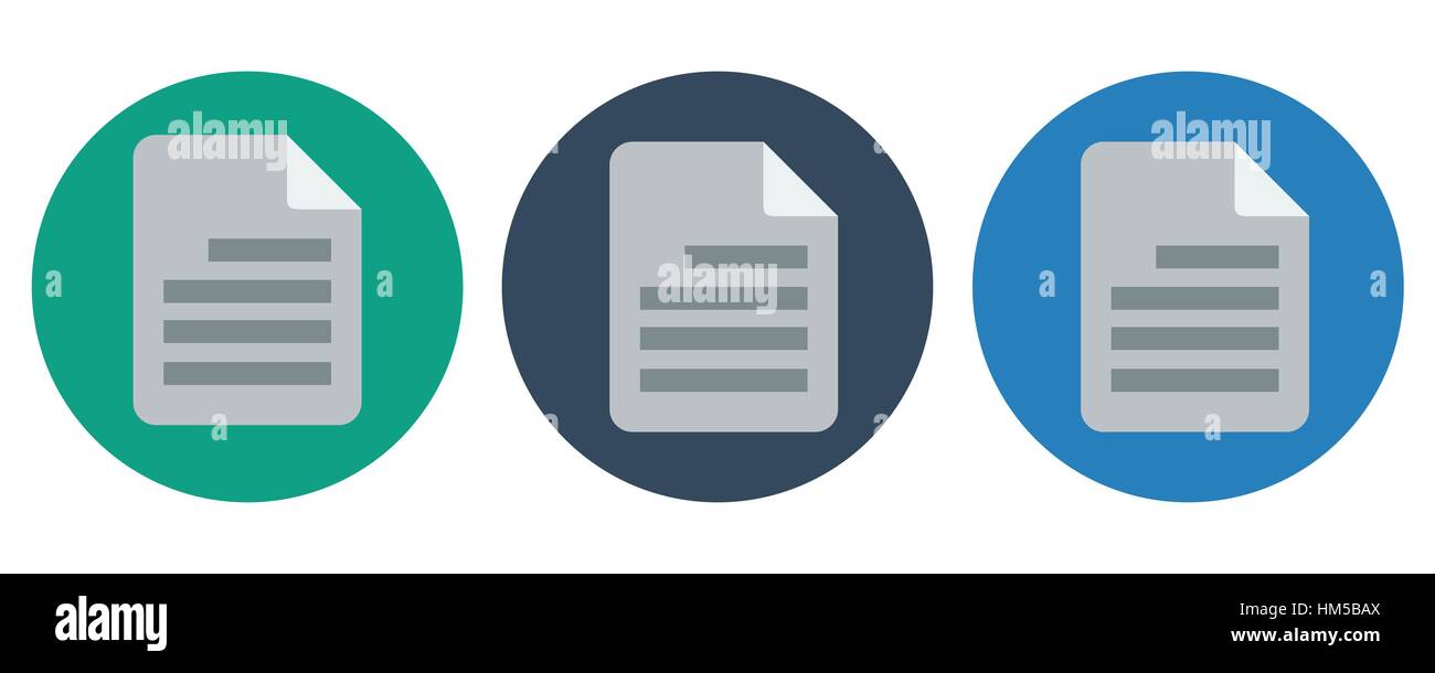 Document icon,Vector illustration Stock Vector Image & Art - Alamy