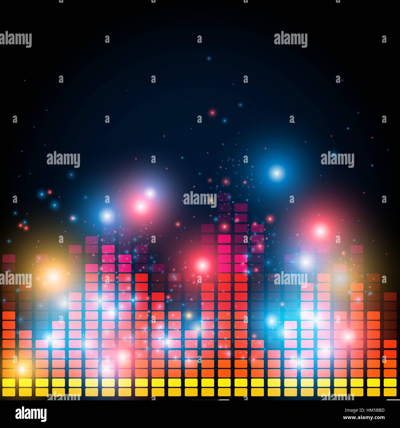 Equalizer on abstract technology background Stock Vector Image & Art ...