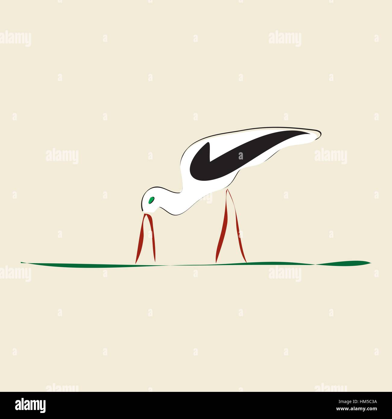 Green red feet Stock Vector Images - Alamy