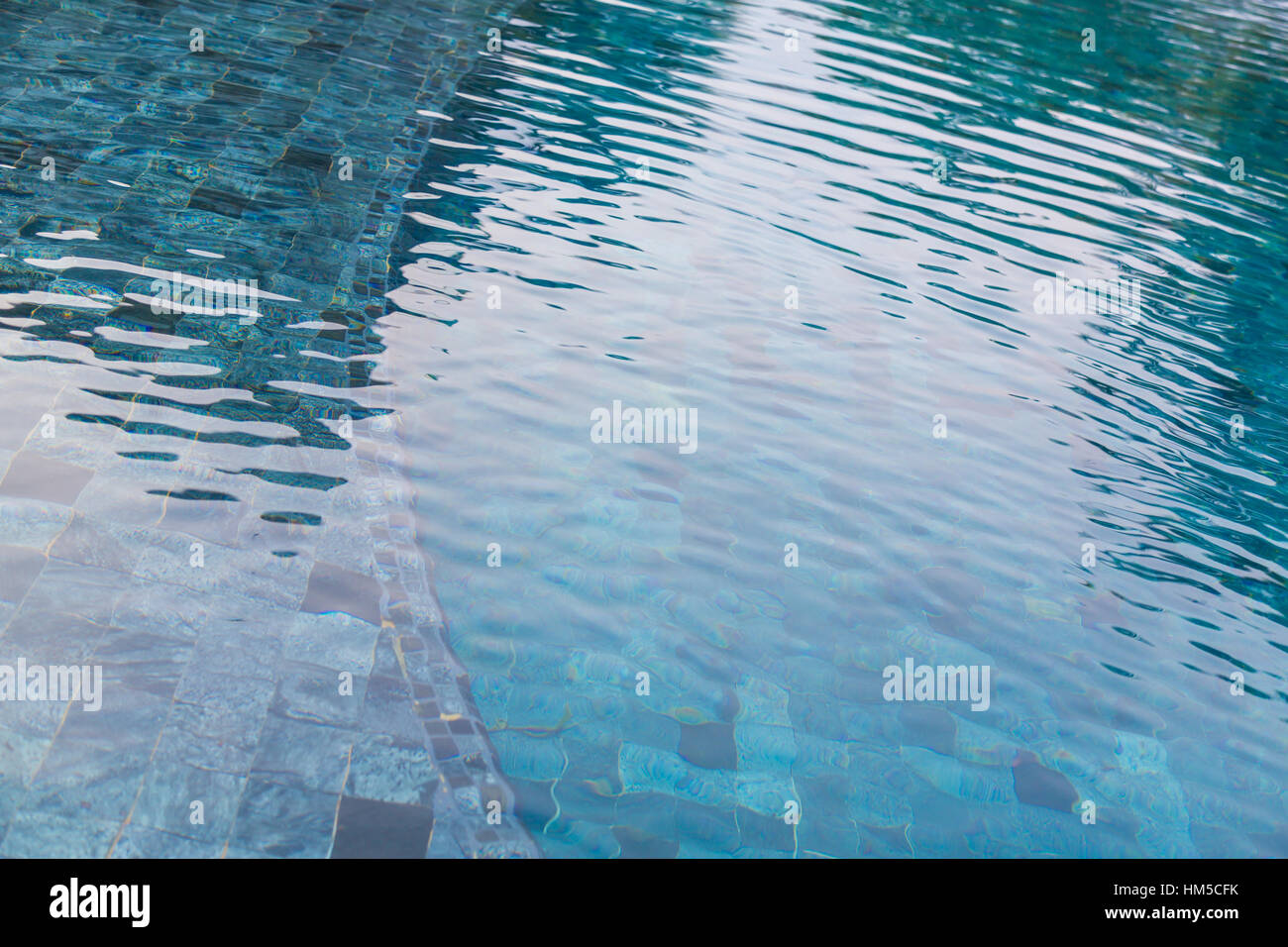 Swimming pool rippled water Stock Photo - Alamy