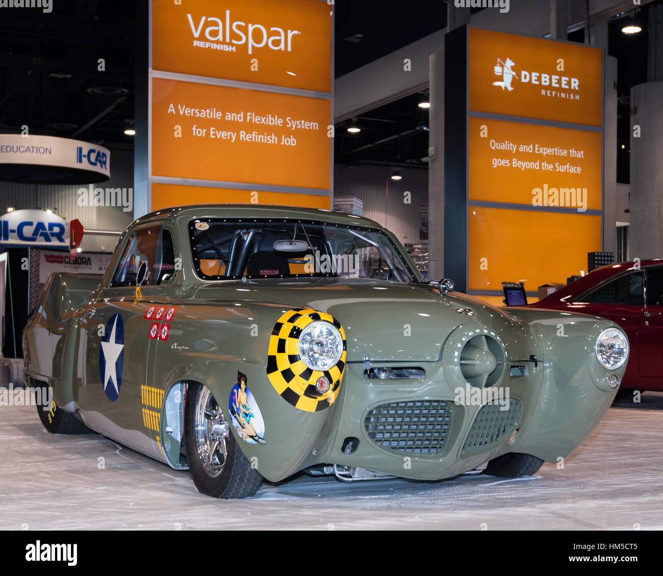 Customized 1950 Studebaker car at SEMA Stock Photo - Alamy