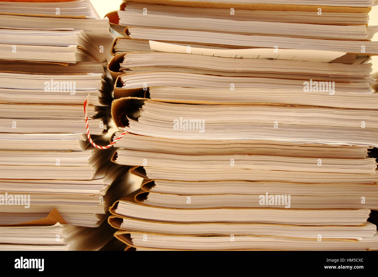 Stack of documents Stock Photo - Alamy