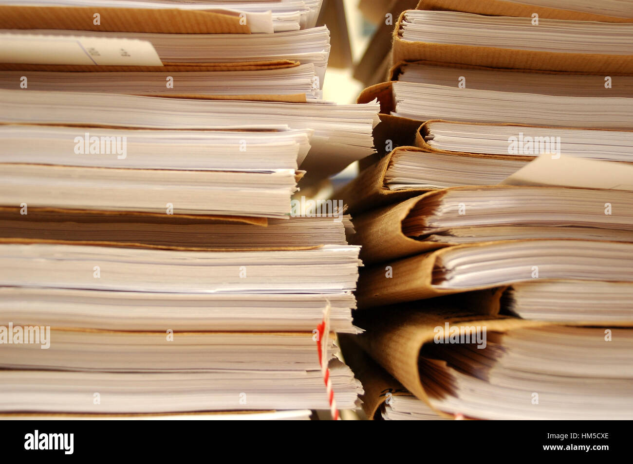 Stack of documents Stock Photo - Alamy