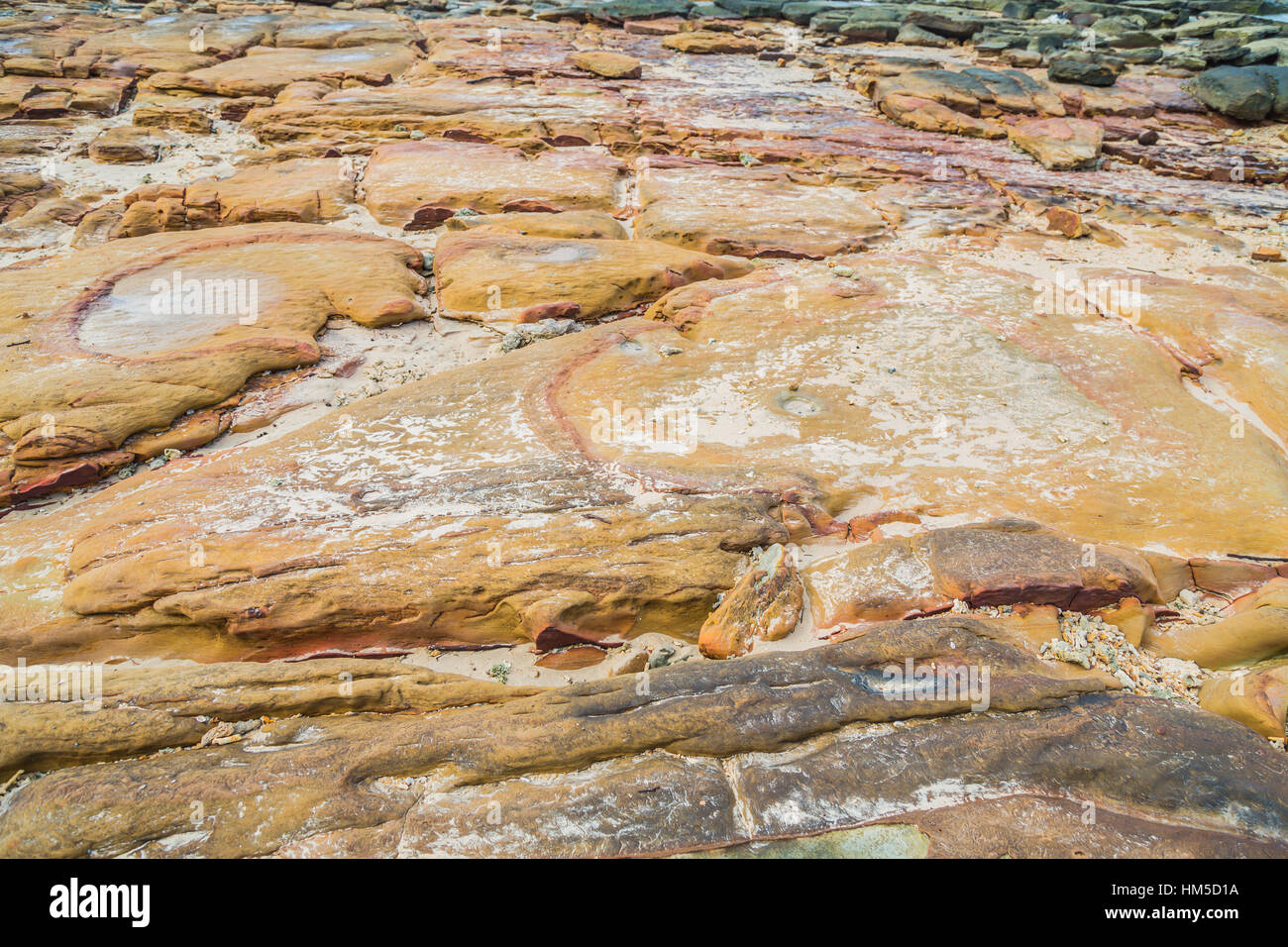 Rocks on the beach Stock Photo - Alamy