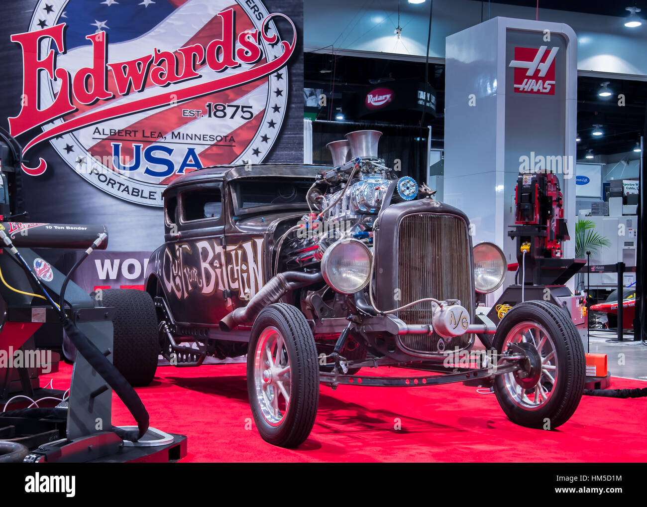 Customized Ford Model A car at SEMA Stock Photo - Alamy