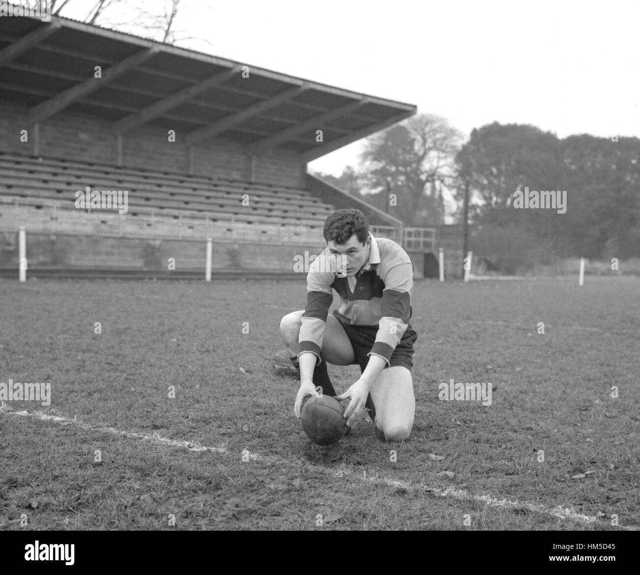 England rugby player Black and White Stock Photos & Images - Alamy