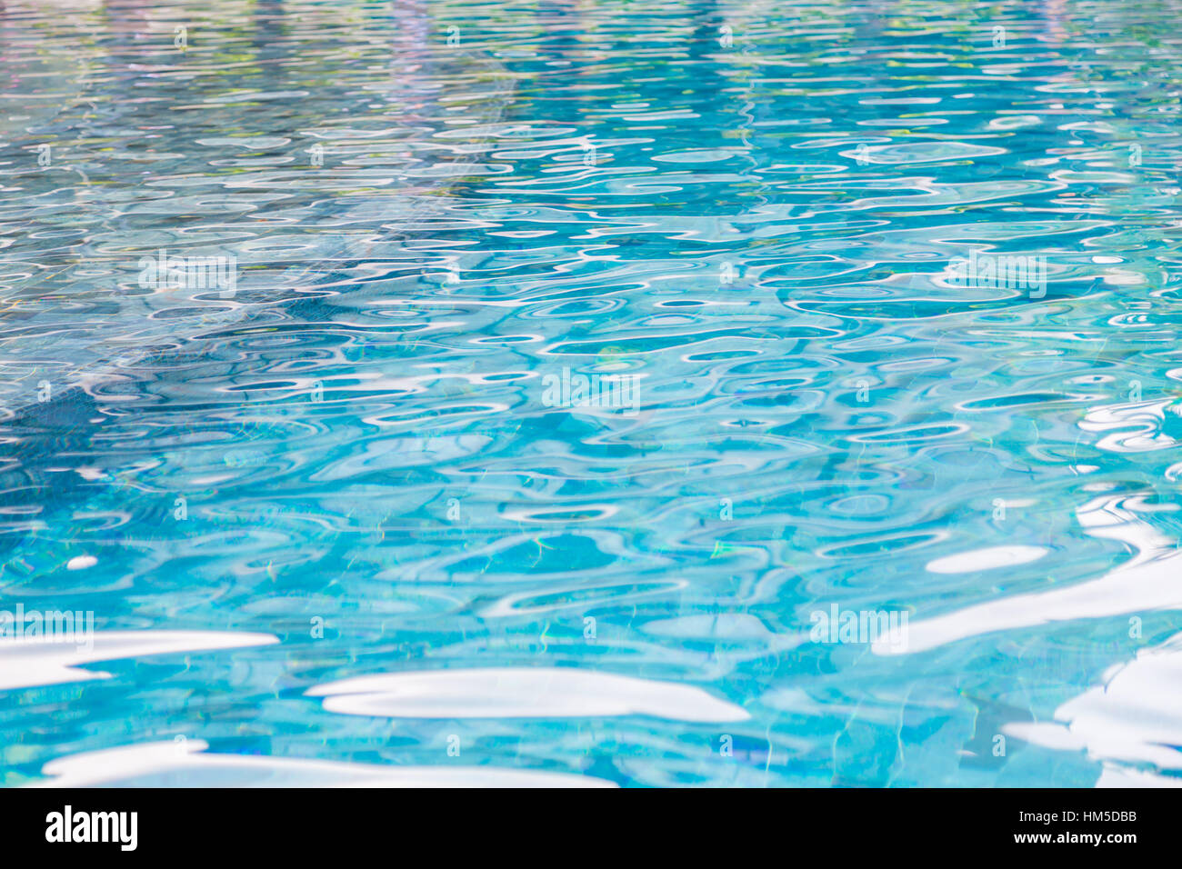 Swimming pool rippled water Stock Photo - Alamy