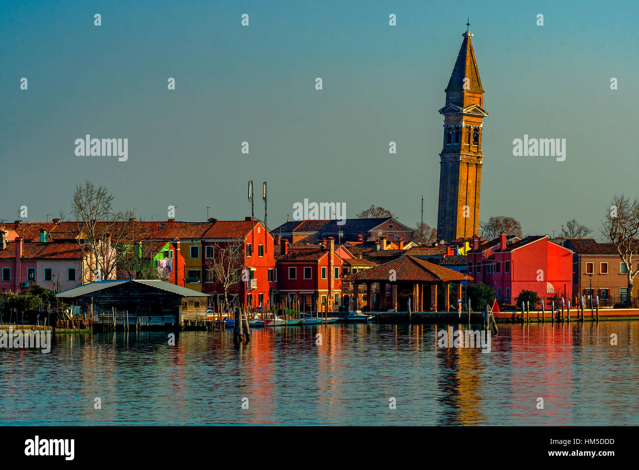 Italy Veneto Venezia Burano Island Stock Photo - Alamy