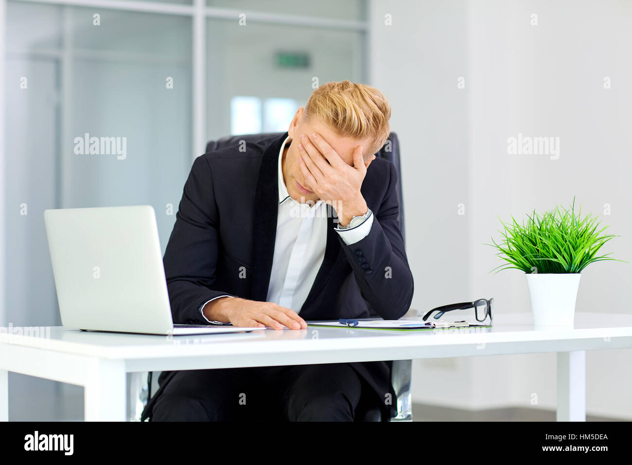 The concept stress crisis depression failure in business. Busine Stock ...