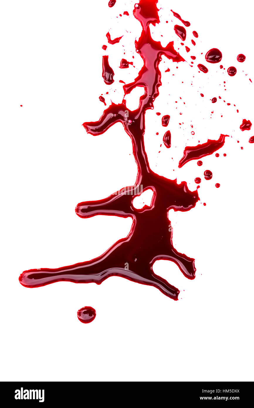 Dripping Blood Cut Out Stock Images & Pictures - Alamy