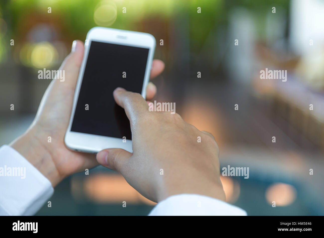 Hand hold Smart Phone Stock Photo - Alamy