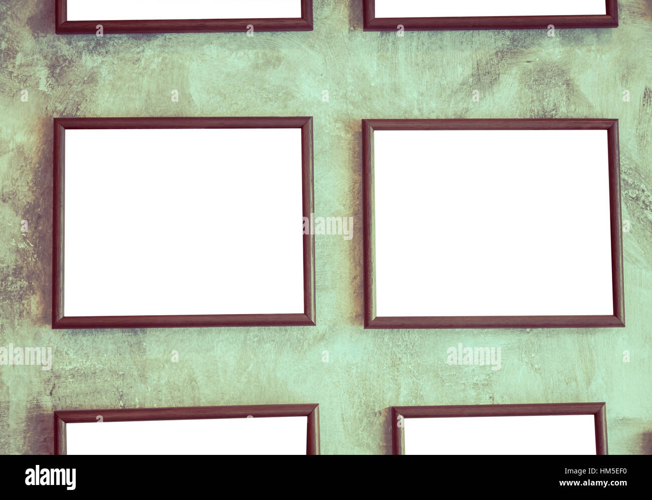 Vintage with frame on wall ( Filtered image processed vintage effect ...