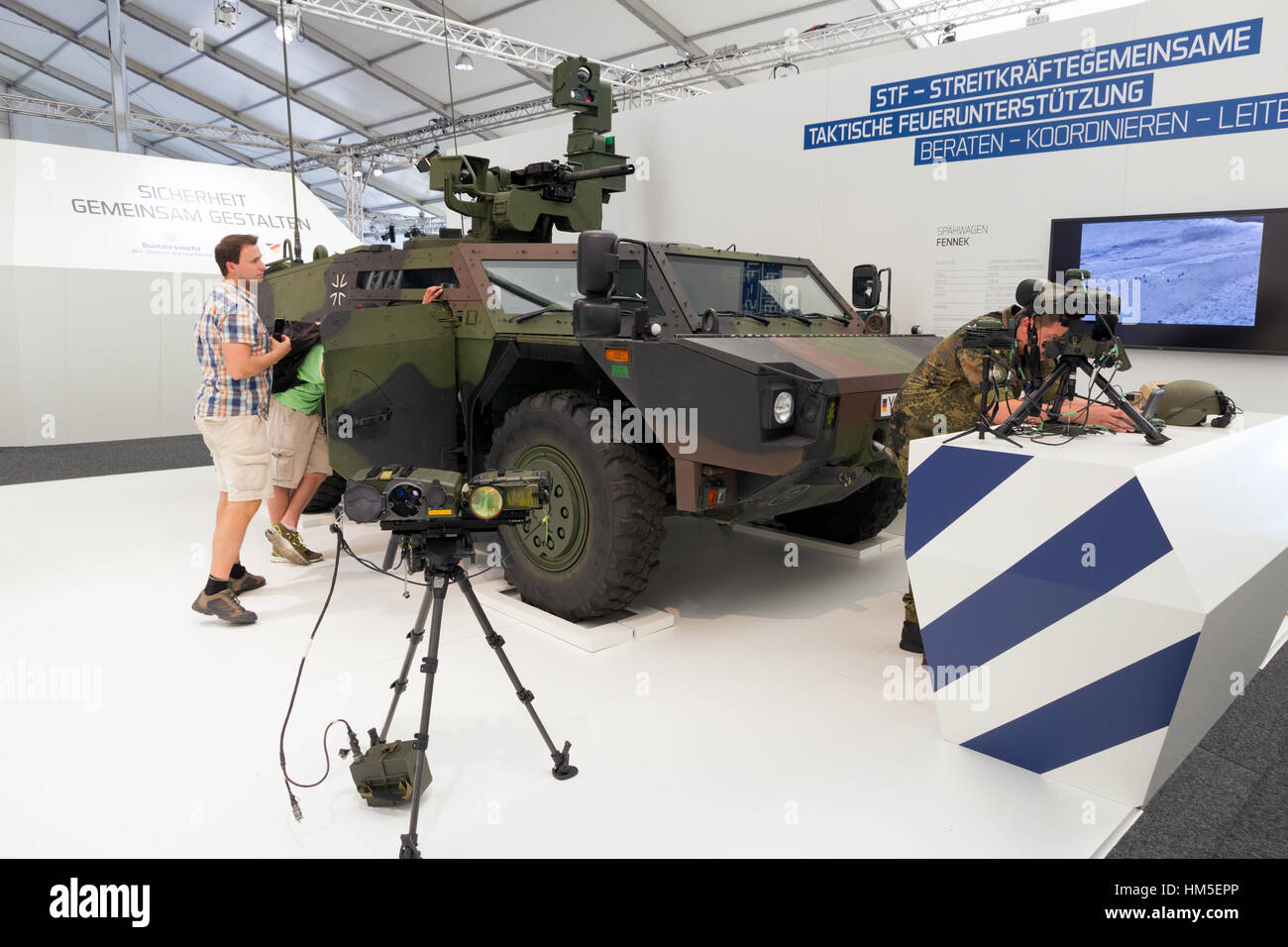 BERLIN, GERMANY - MAY 22: German Army Fennec (Light Armoured ...