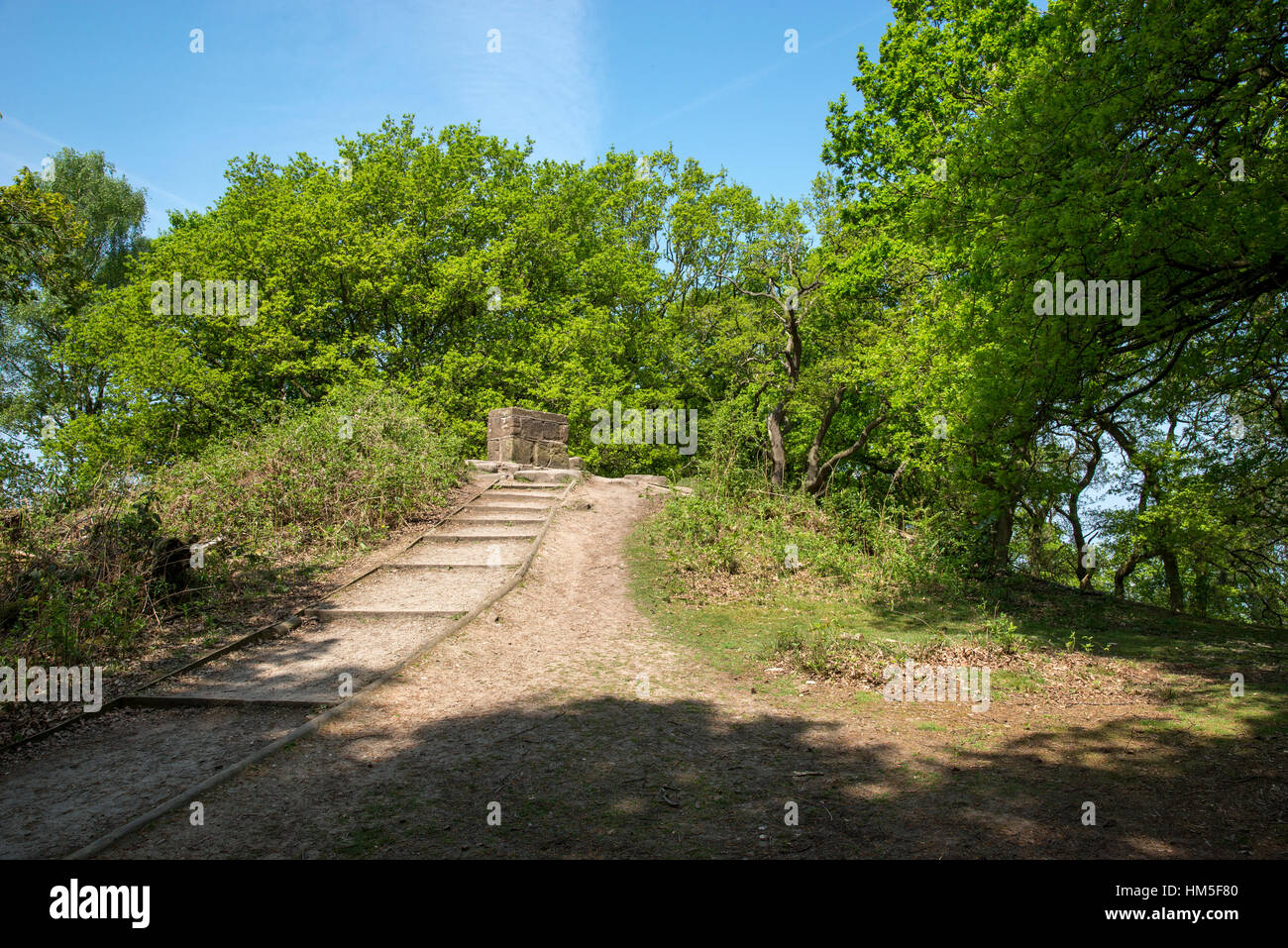 The Armada Beacon at Alderley edge in Cheshire, England Stock Photo - Alamy