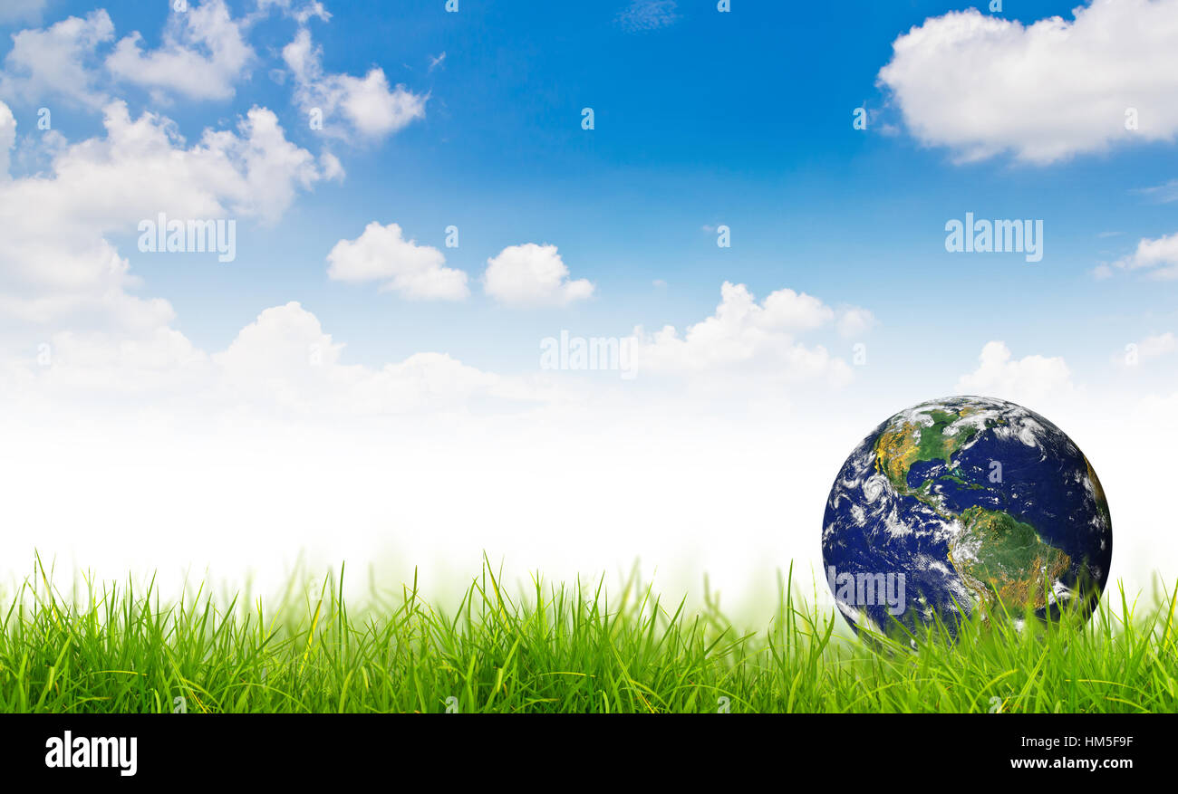 Green grass textured world hi-res stock photography and images - Alamy