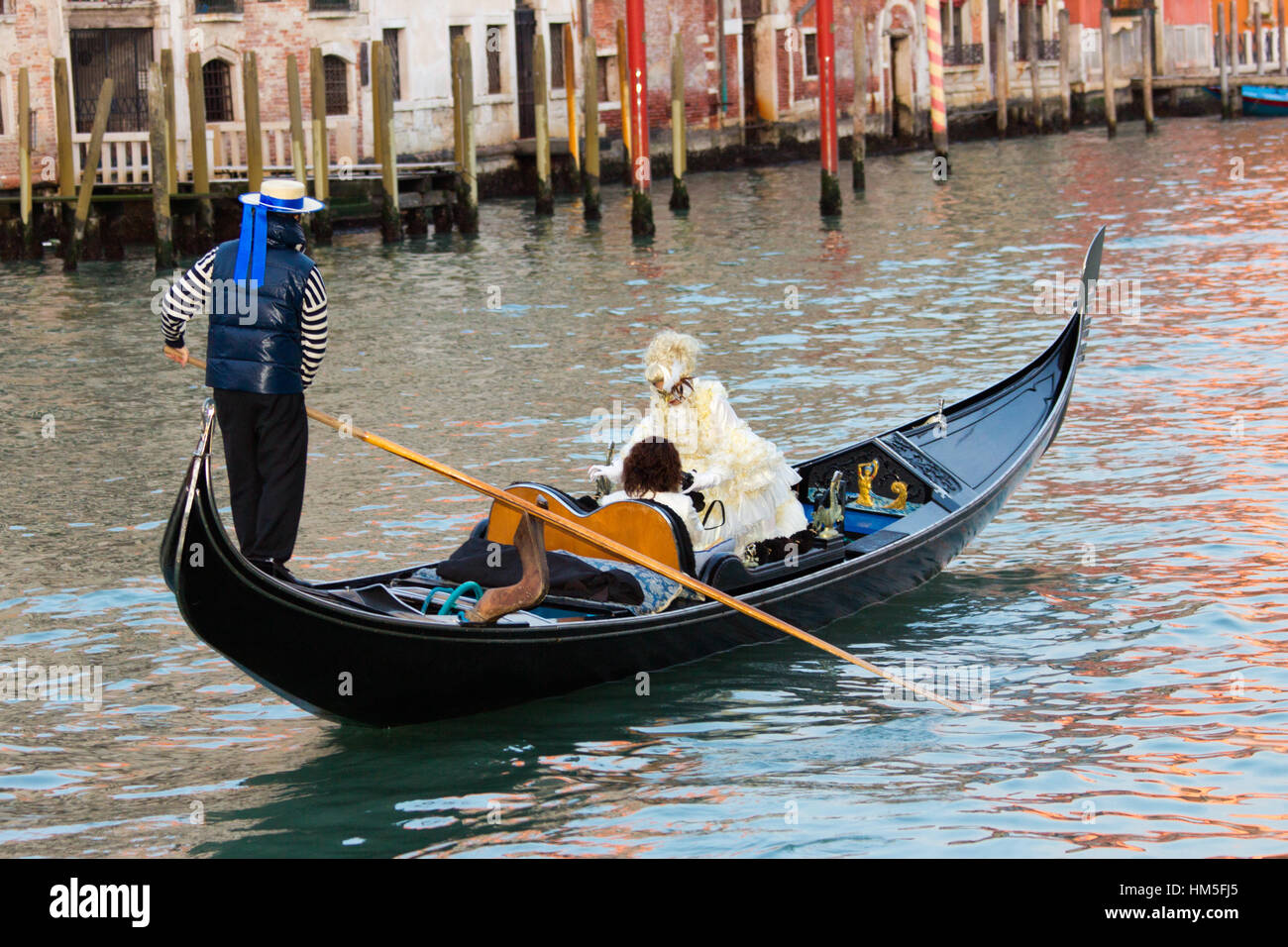Gondolier in traditional costume hi-res stock photography and images ...