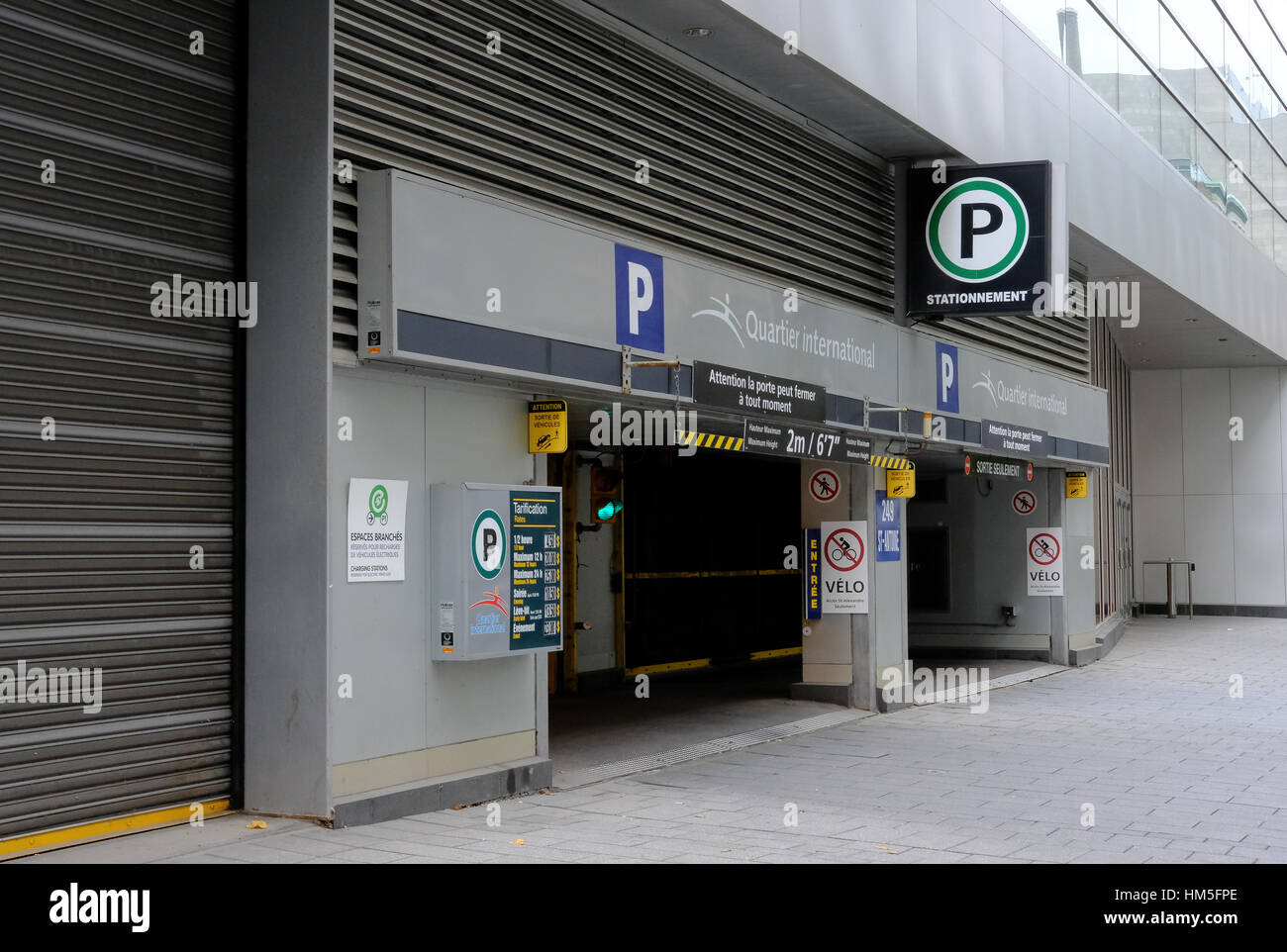 Newly built automated car park in a North American city Stock Photo - Alamy