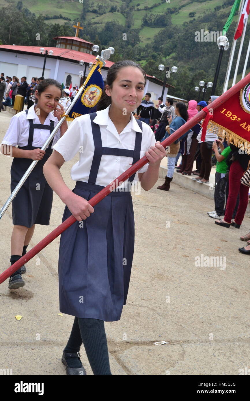 Girls in school uniform peru hi-res stock photography and images - Alamy