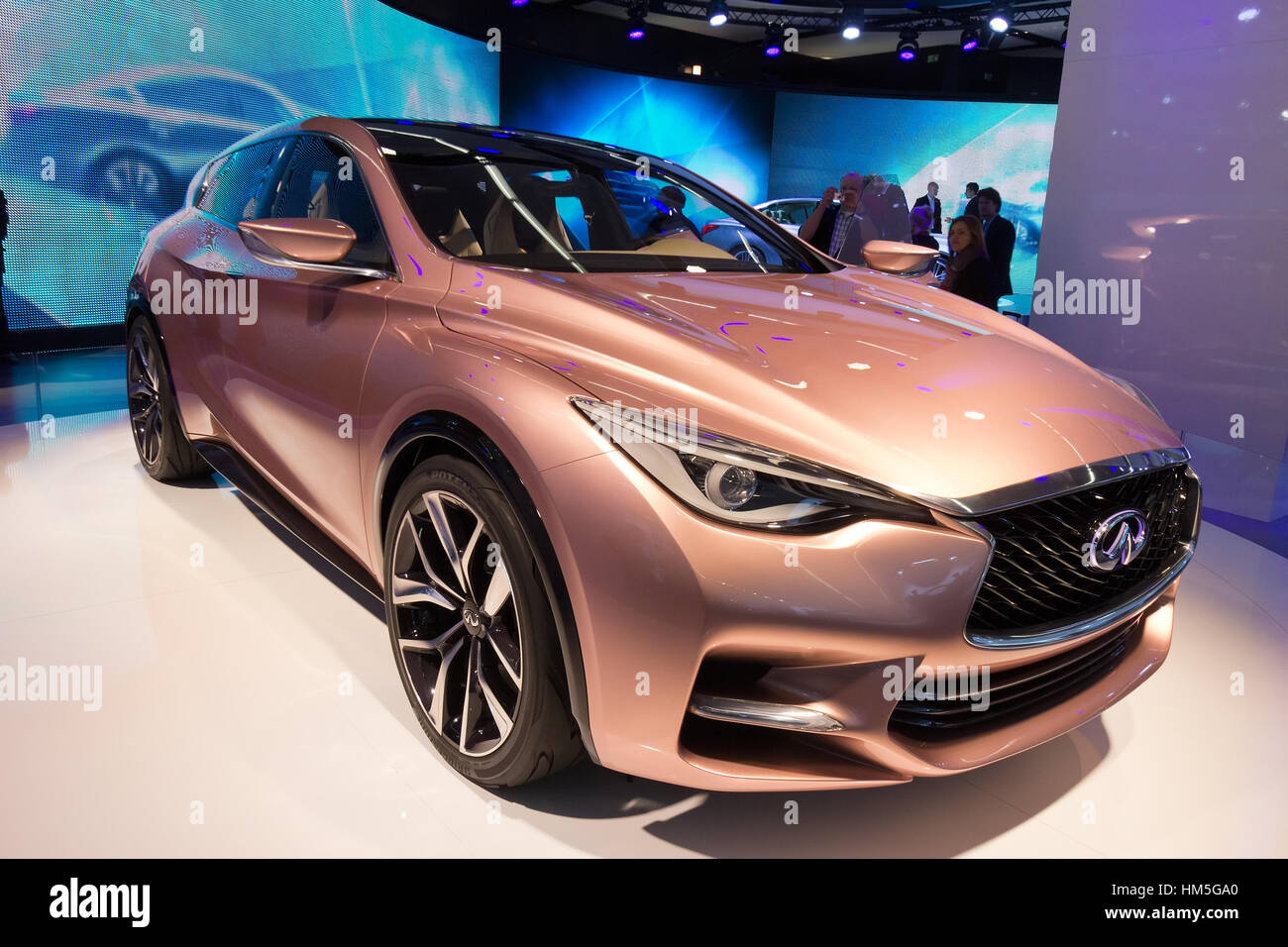 FRANKFURT, GERMANY - SEP 13: Infiniti Q30 at the IAA motor show on Sep ...