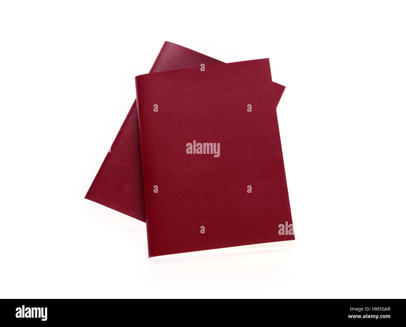 Blank passport isolated on white background Stock Photo - Alamy