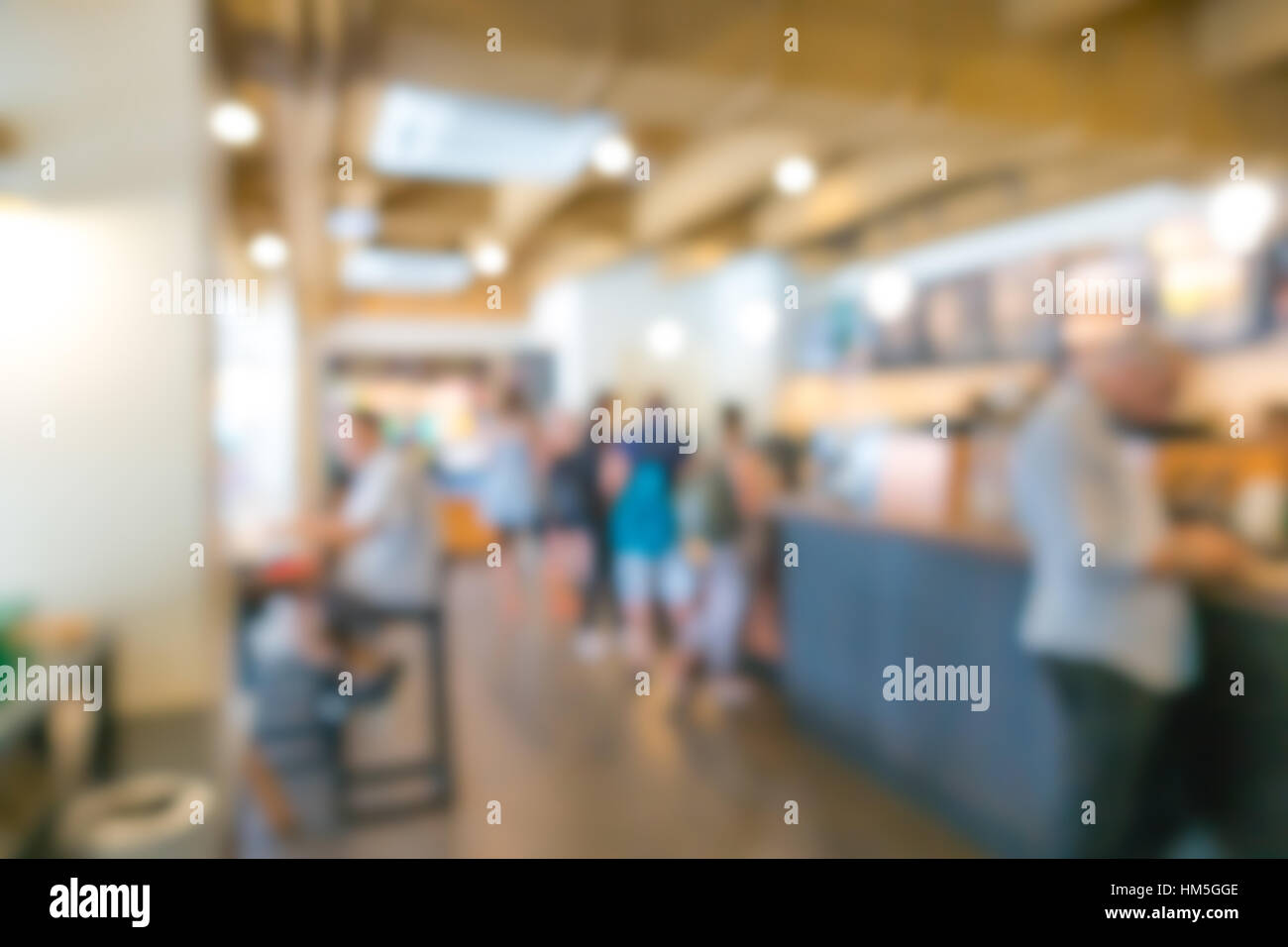 Coffee shop blur background Stock Photo - Alamy