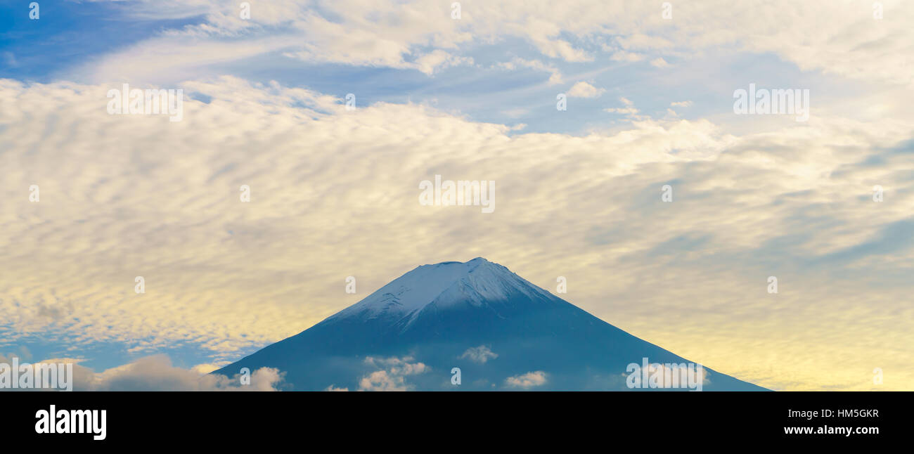 Mount Fuji sunset, Japan Stock Photo - Alamy