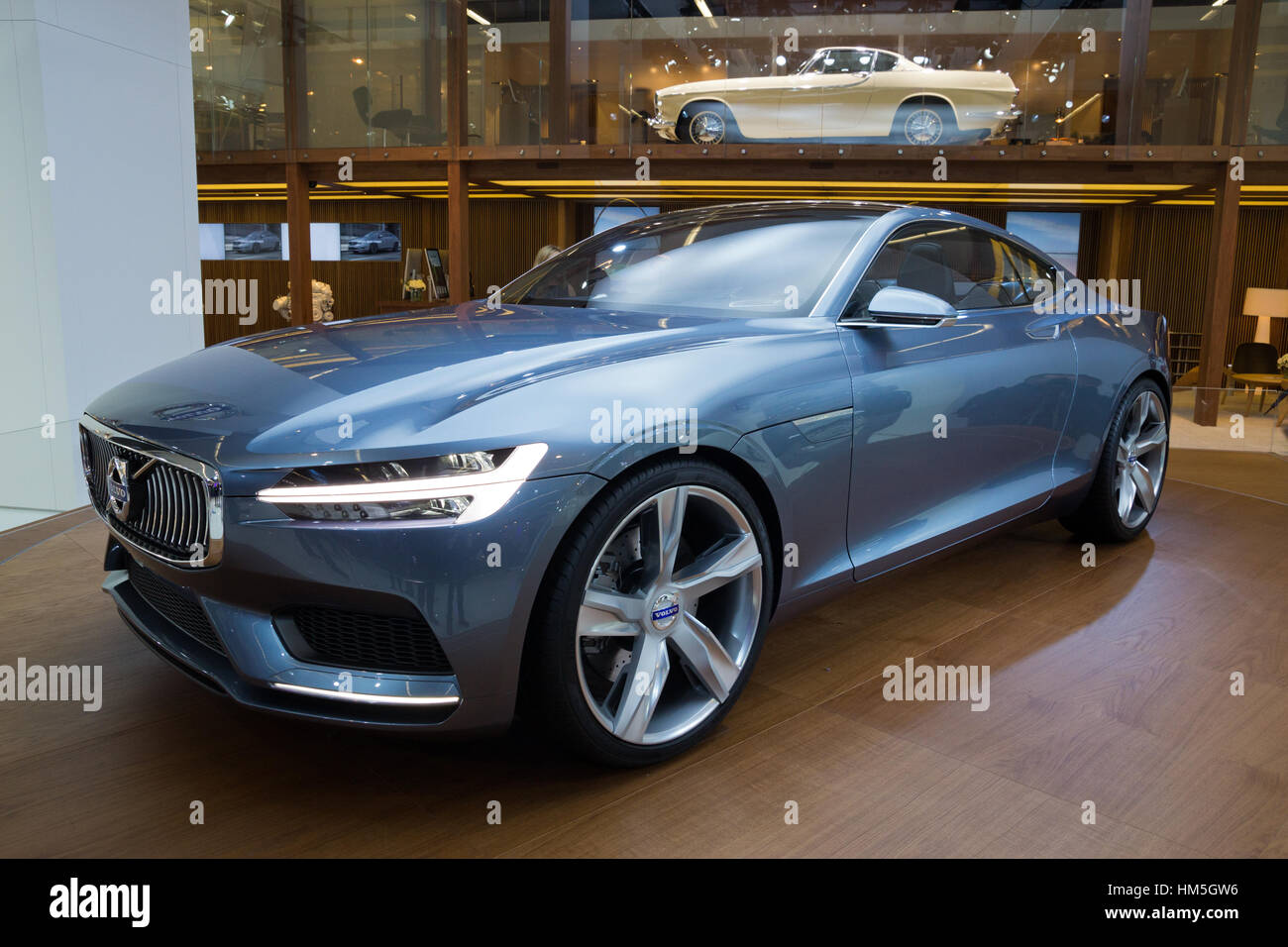 FRANKFURT, GERMANY - SEP 13: Volvo Concept Coupé at the IAA motor show ...