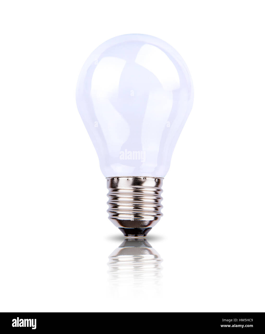 Light Bulb isolated on white background Stock Photo - Alamy