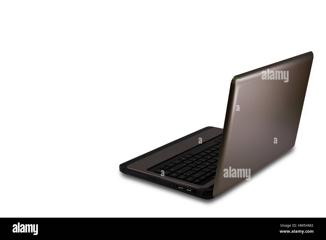 Laptop Isolated on white background Stock Photo - Alamy