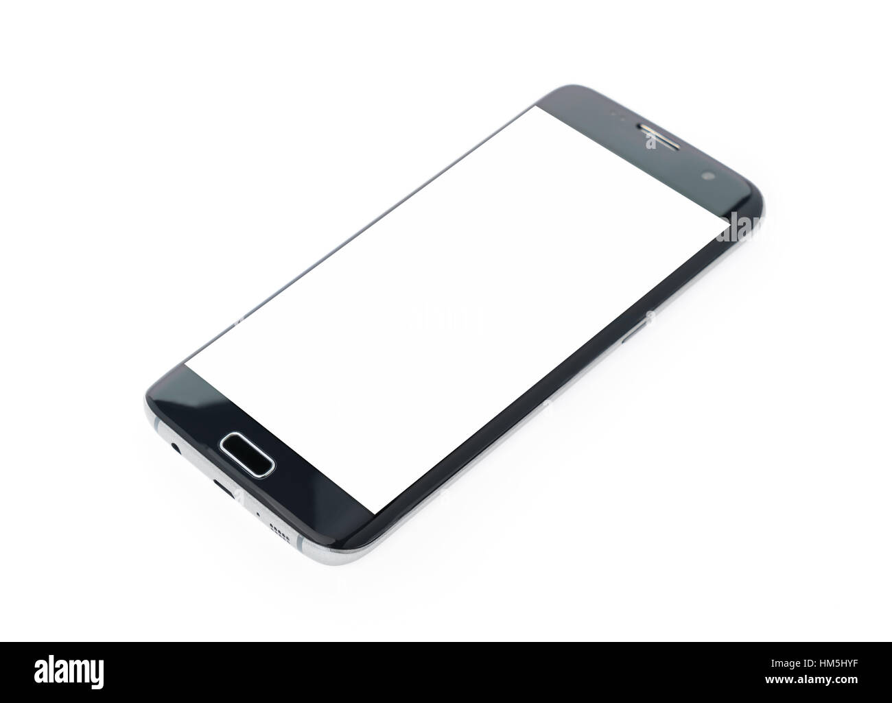 Mobile phone on white background Stock Photo - Alamy
