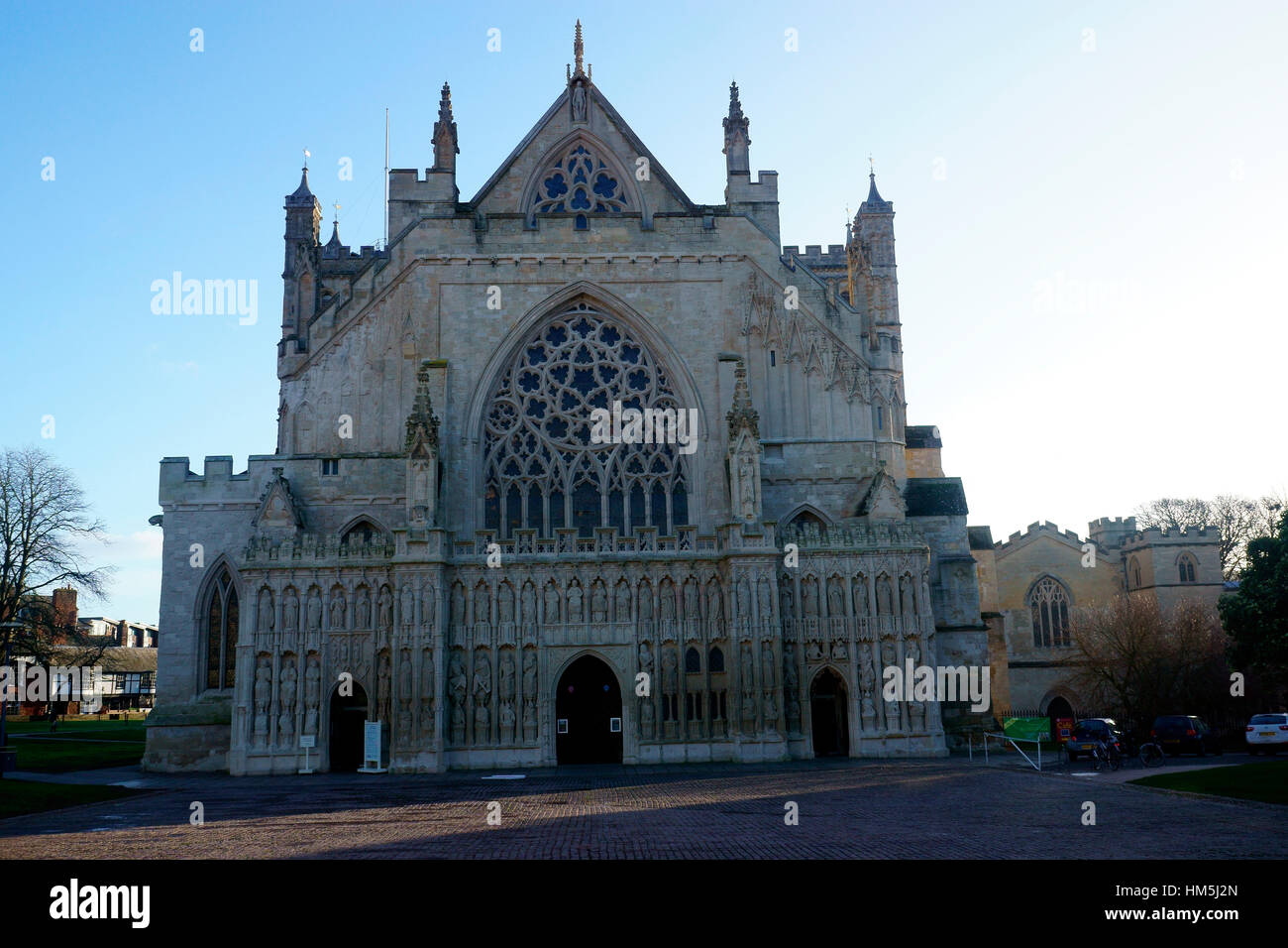 Exeter Cathedral Clock High Resolution Stock Photography and Images - Alamy