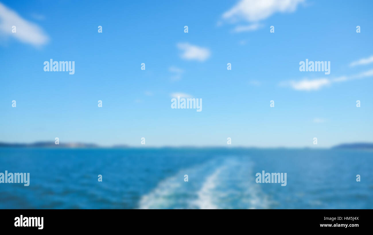 Abstract blur sea background Stock Photo - Alamy