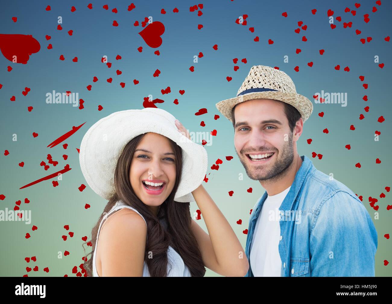 Romantic couple having fun Stock Photo - Alamy