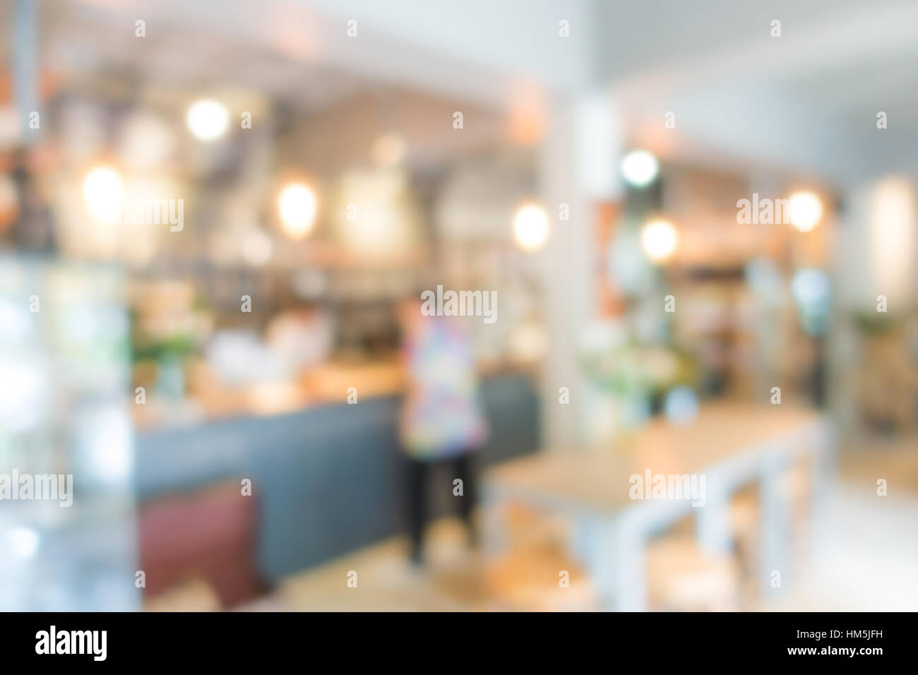 Coffee shop blur background Stock Photo - Alamy