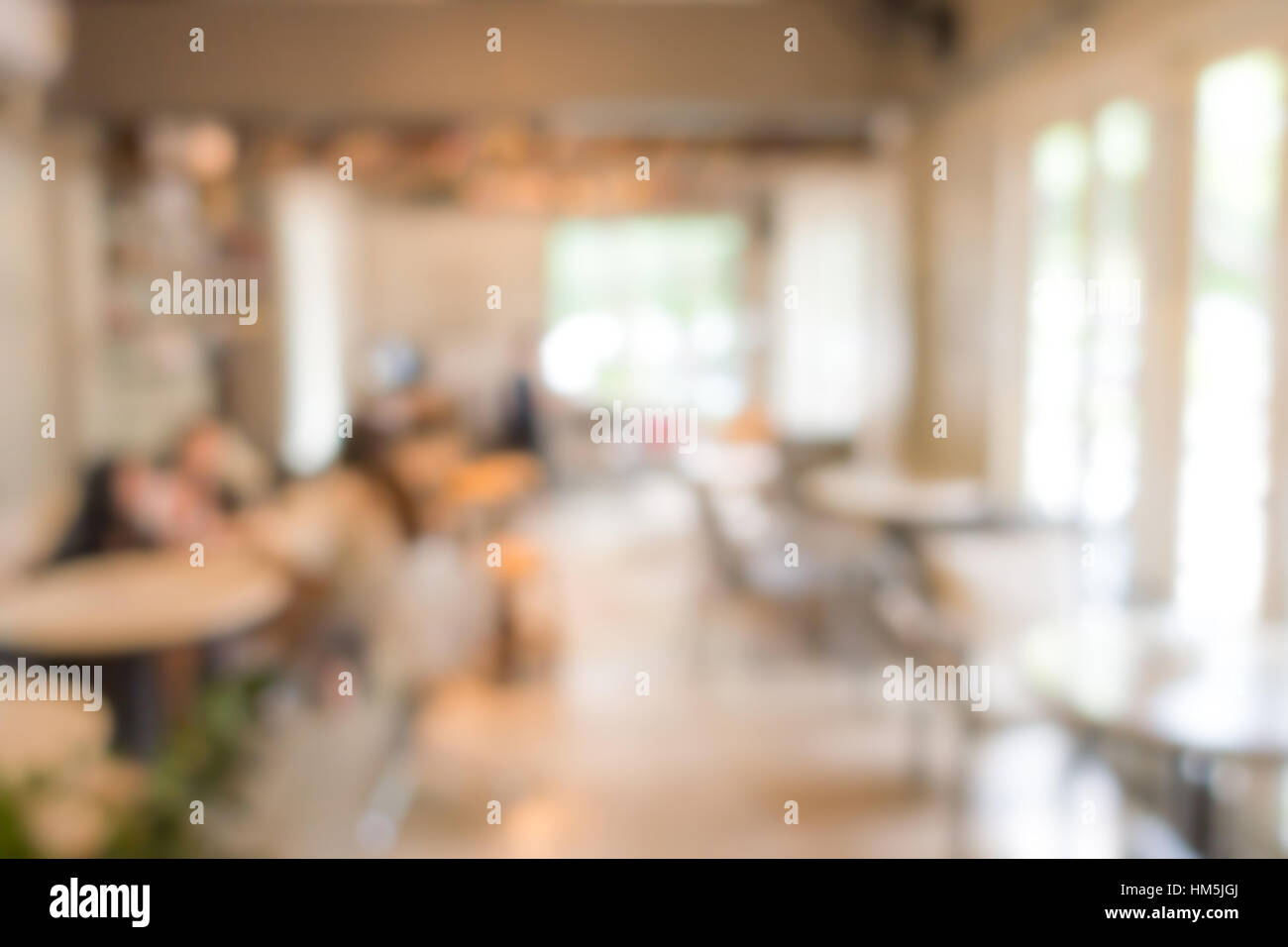 Coffee shop blur background Stock Photo - Alamy