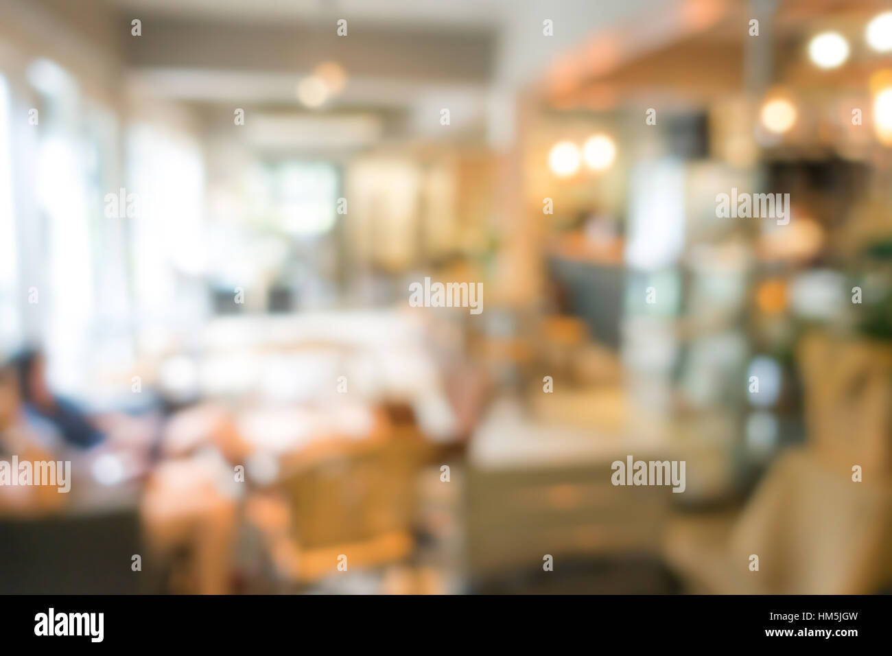 Coffee shop blur background Stock Photo - Alamy