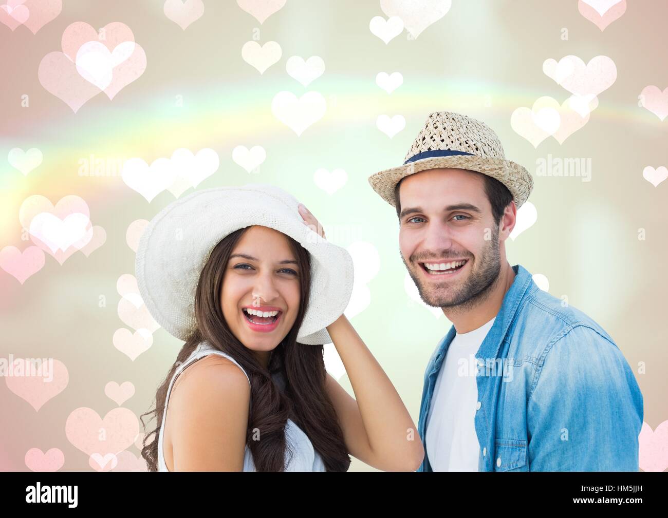 Romantic couple having fun Stock Photo - Alamy