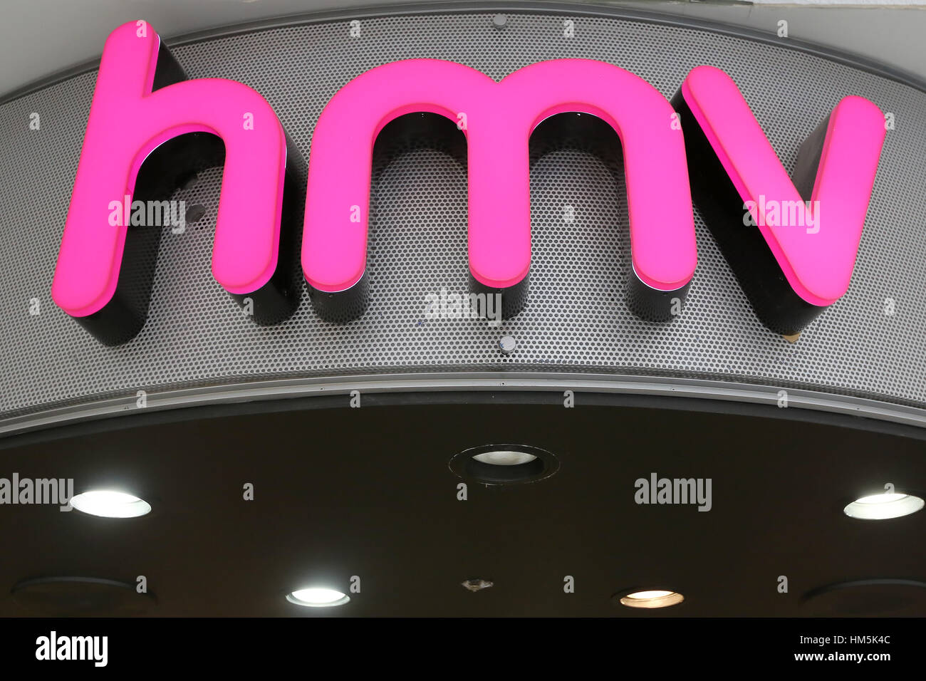 HMV music store in the Cataraqui Town Centre in Kingston, Ont., on Jan ...