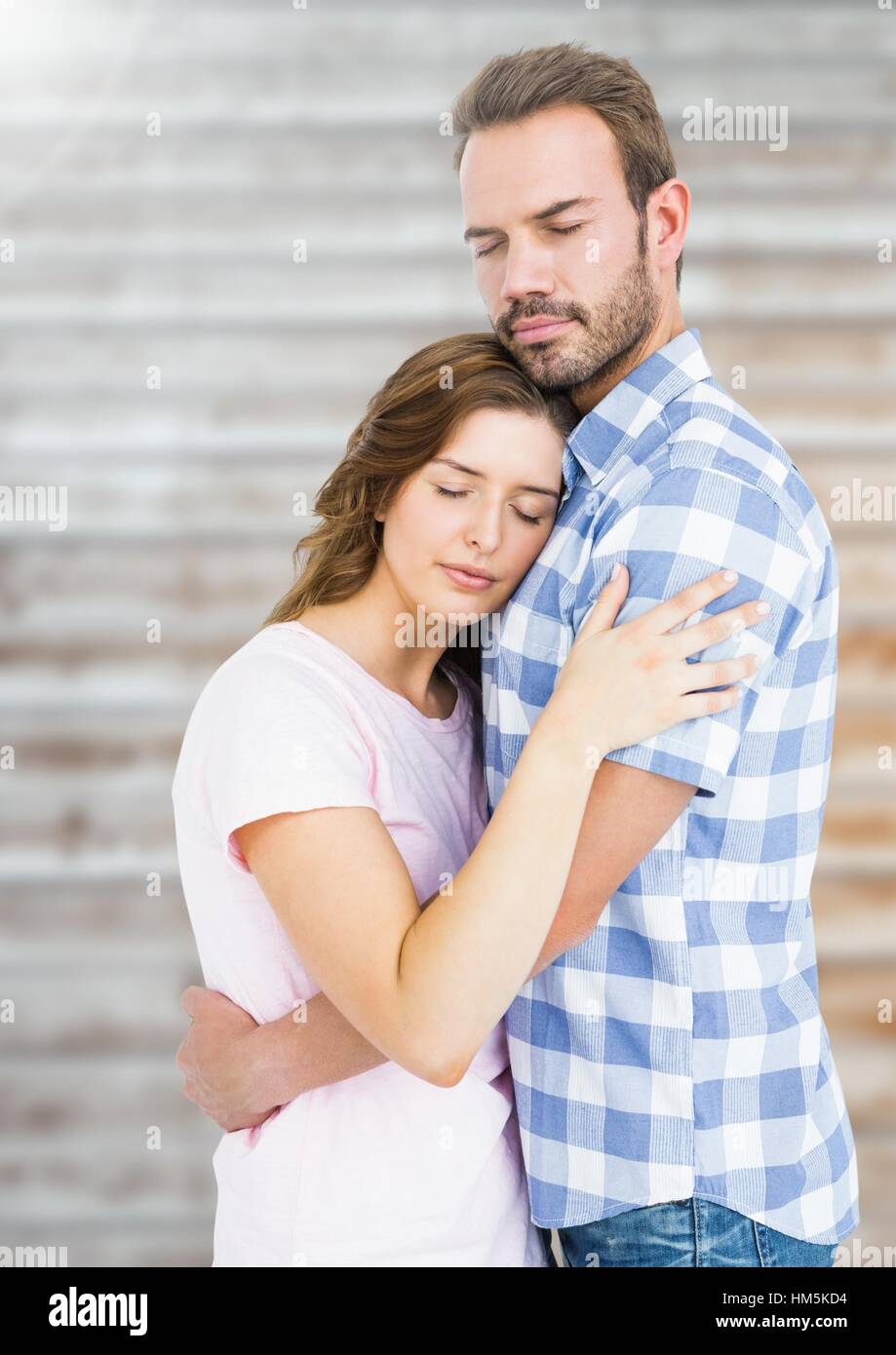 Romantic couple embracing each other Stock Photo - Alamy