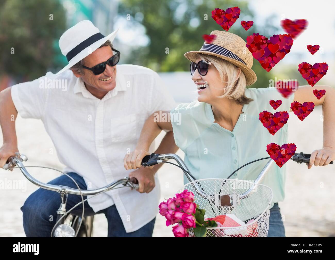 Romantic senior couple having fun Stock Photo - Alamy