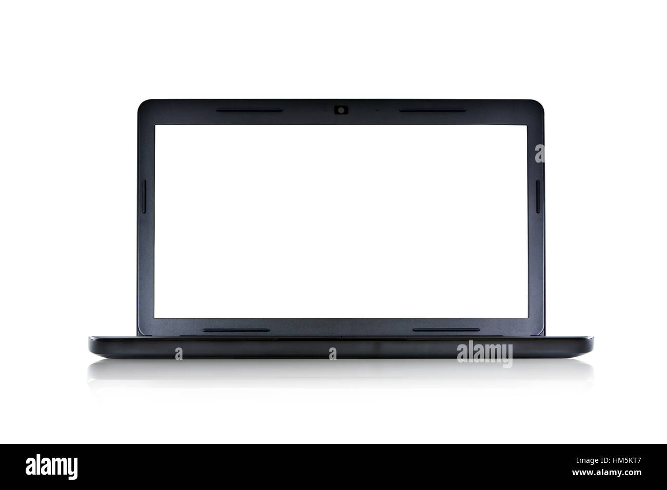 Laptop Isolated on white background Stock Photo - Alamy