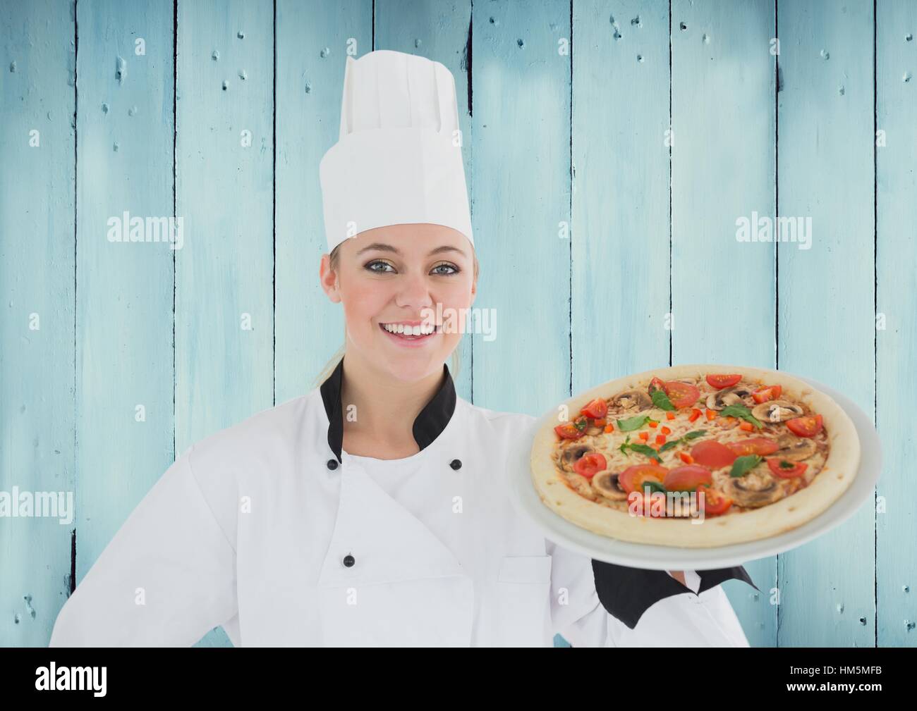 Female pizza chef hi-res stock photography and images - Alamy